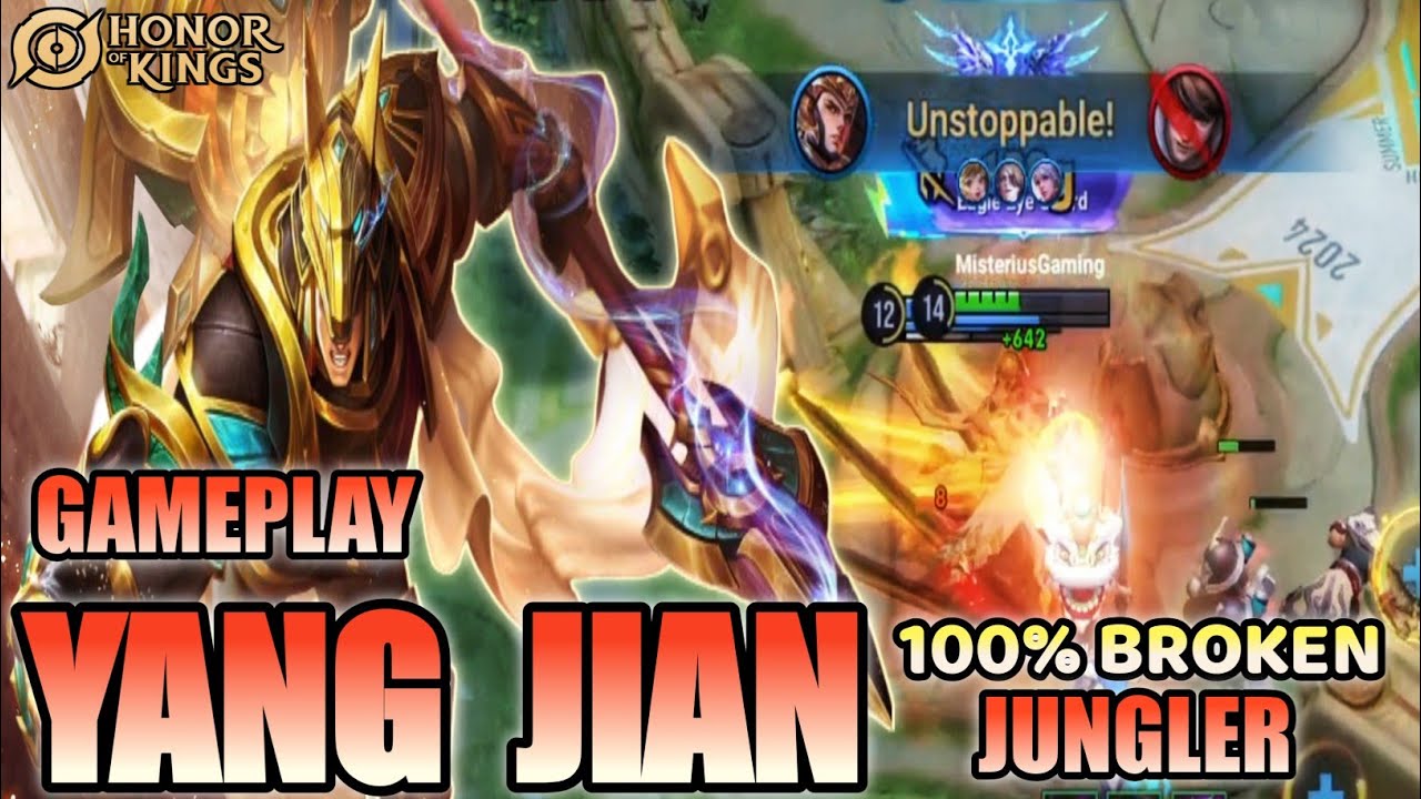 Yang Jian Honor of Kings (HOK) Assassin/Jungler CRAZY DAMAGE ~ you can ...
