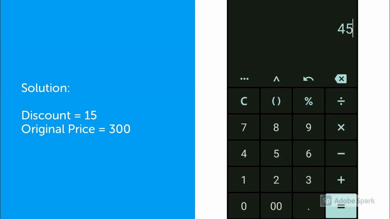 how-to-calculate-discount-on-calculator-youtube