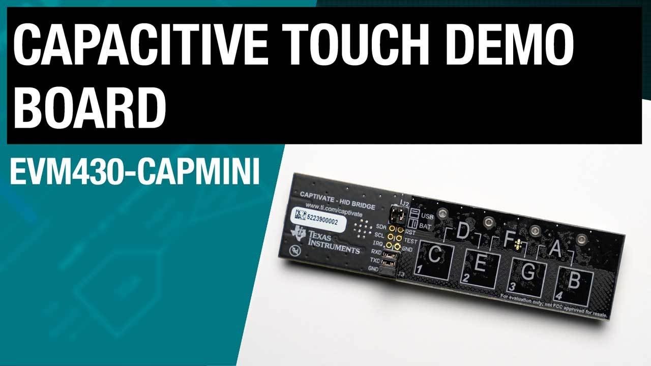 Capacitive touch demonstration board overview - YouTube
