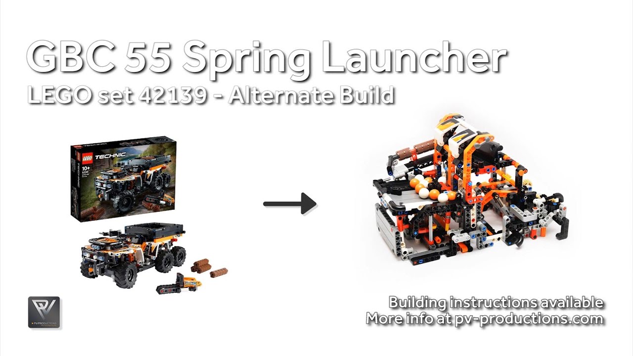 GBC 55 Spring Launcher - Building Instructions Alternate Build - 42139 ...
