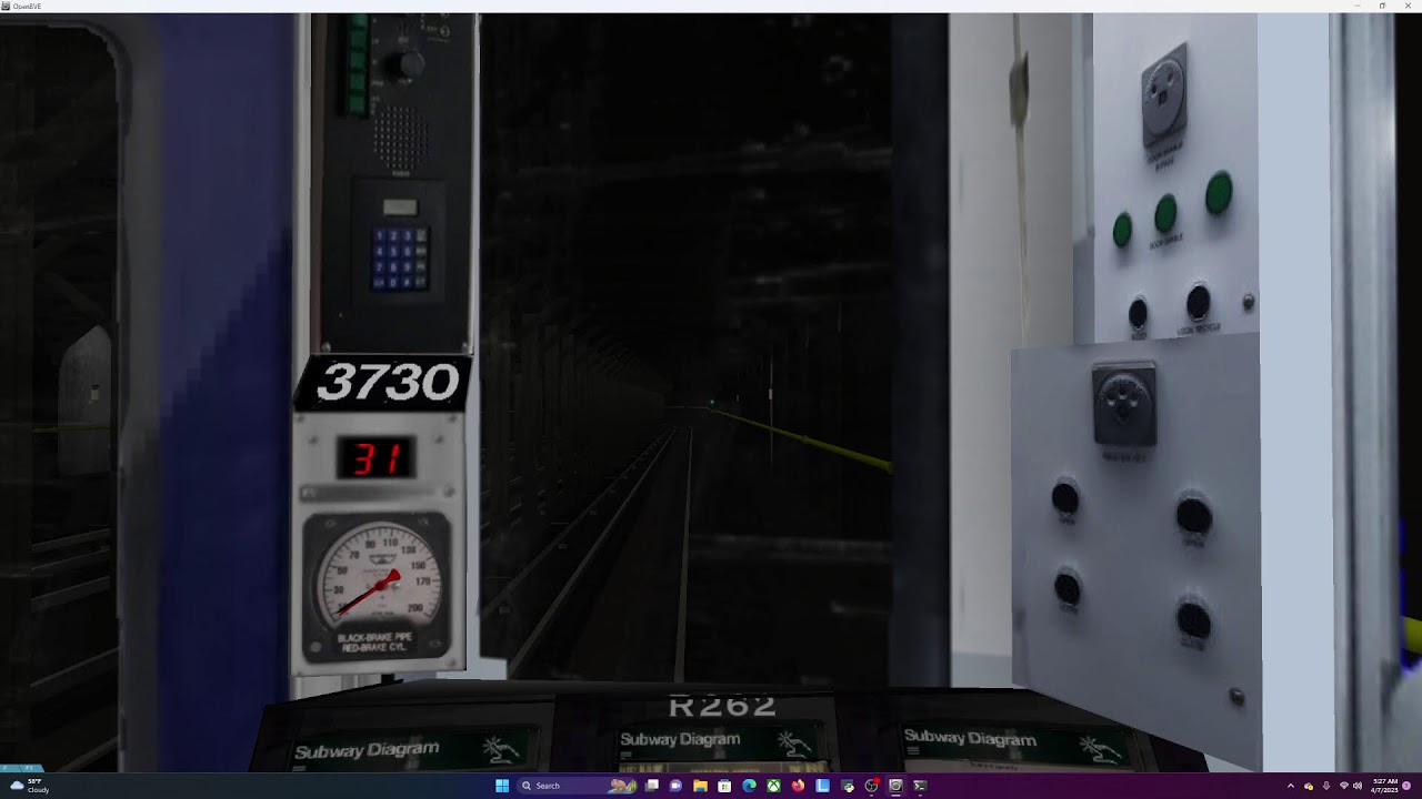 OpenBVE: R262 Inagural Run on the (6) Line (with R211 propulsion) - YouTube