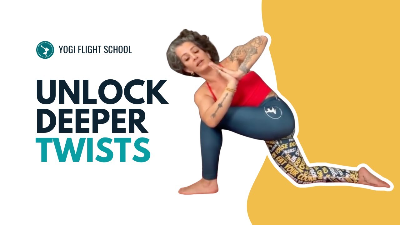 How To Twist To Make Arm Balances Easy | Quick Yoga Twist Flow - YouTube