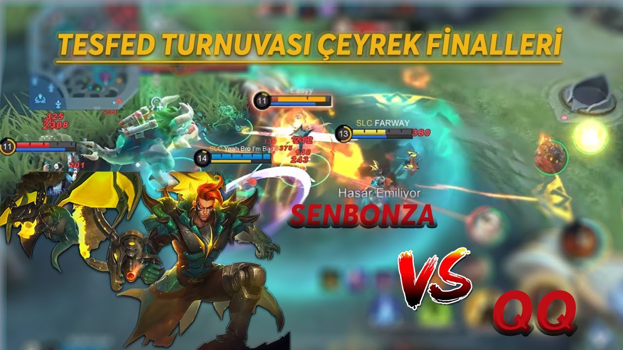 SENBONZA VS QQ ÇEYREK FİNAL KARŞILAŞMALARI / CLİNT-CLAUDE & MLBB - YouTube