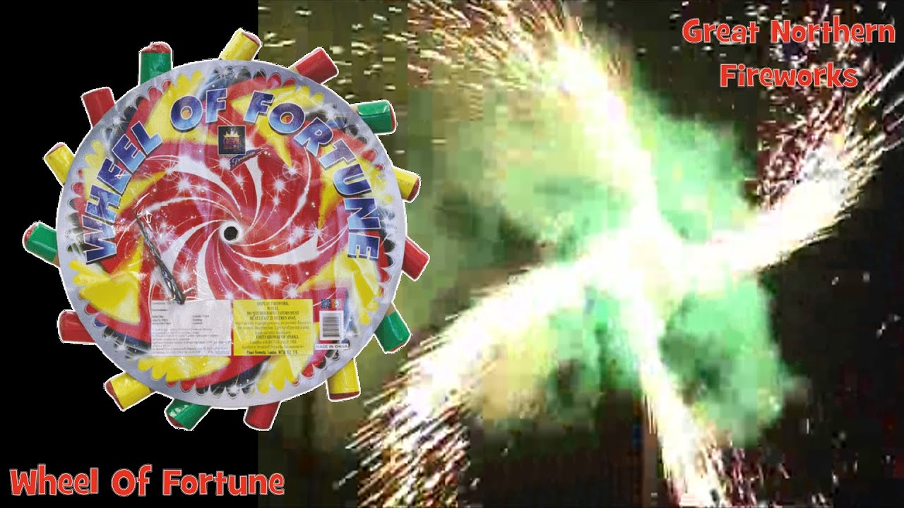 Wheel Of Fortune Firework - Great Northern Fireworks - YouTube
