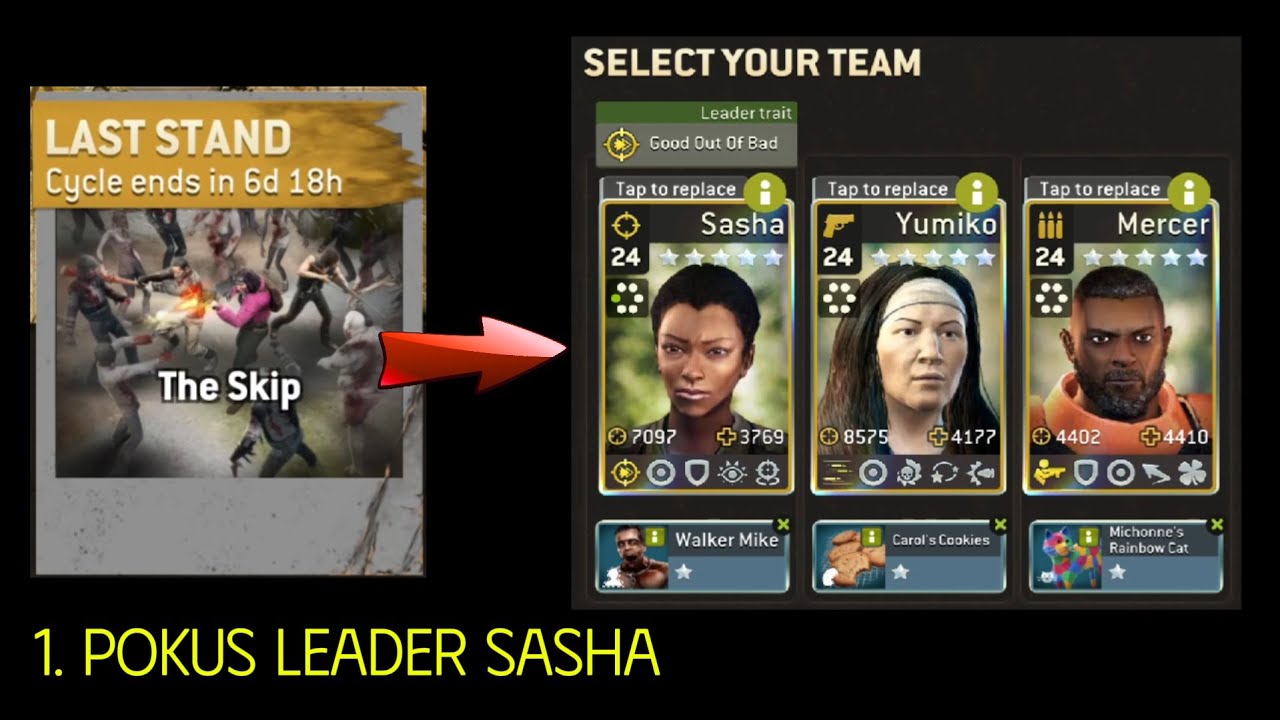 The Walking Dead No Mans Land CZ | Last Stand | 1. Pokus: Sasha (Leader ...