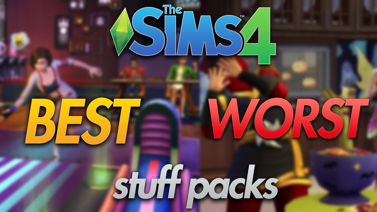 the BEST and WORST Sims 4 Stuff Packs - YouTube