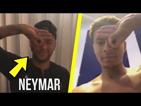 Dele Alli'nin Gol Sevincini Yapmaya Çalışan Futbolcular