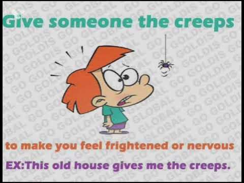 Give someone the creeps meaning #vocabulary - YouTube
