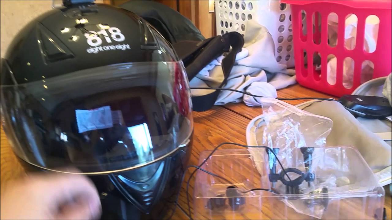 Complete Motorcycle Vlogging Setup ONLY $97 Including Helmet, Camera ...