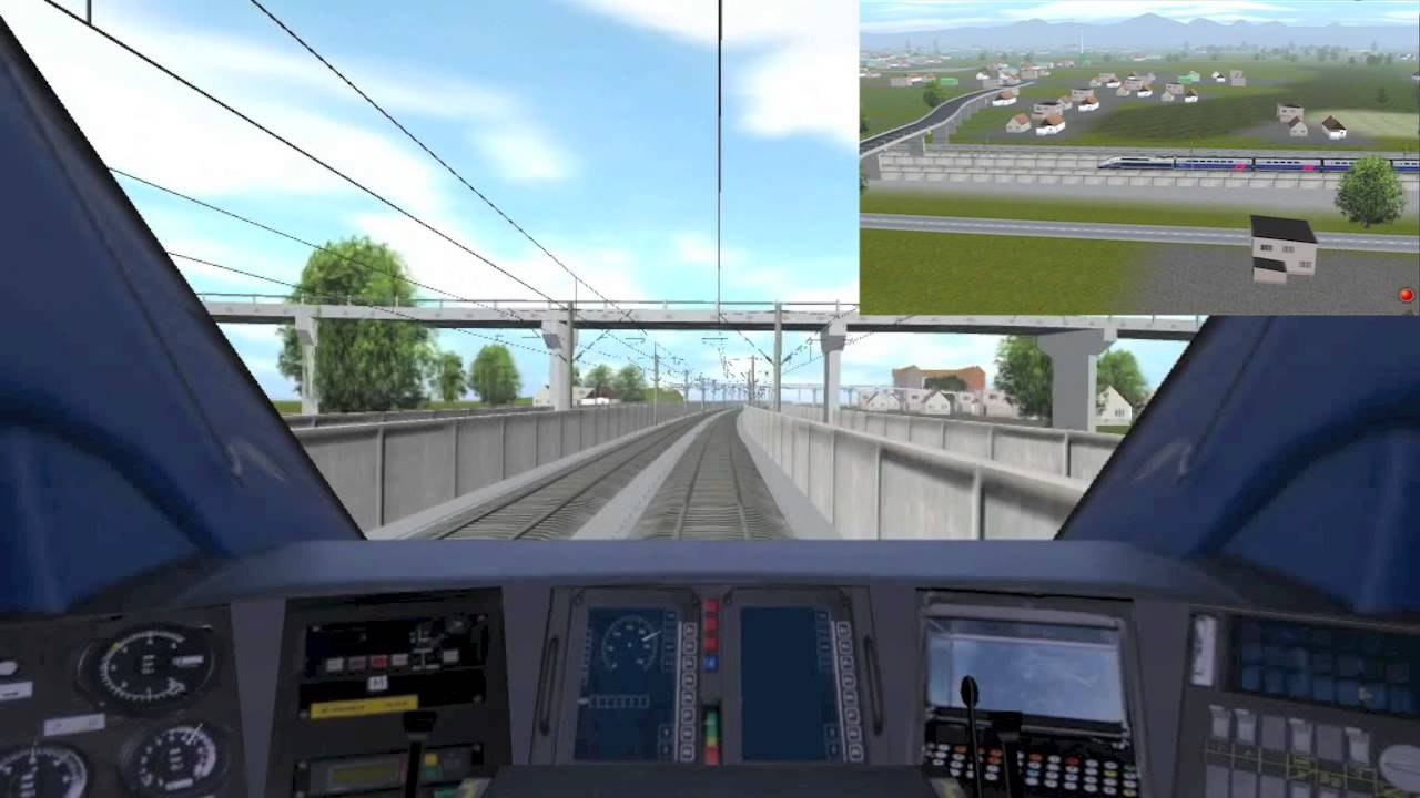 Trainz 2009 - Electro Island - TGV-Cabride - YouTube