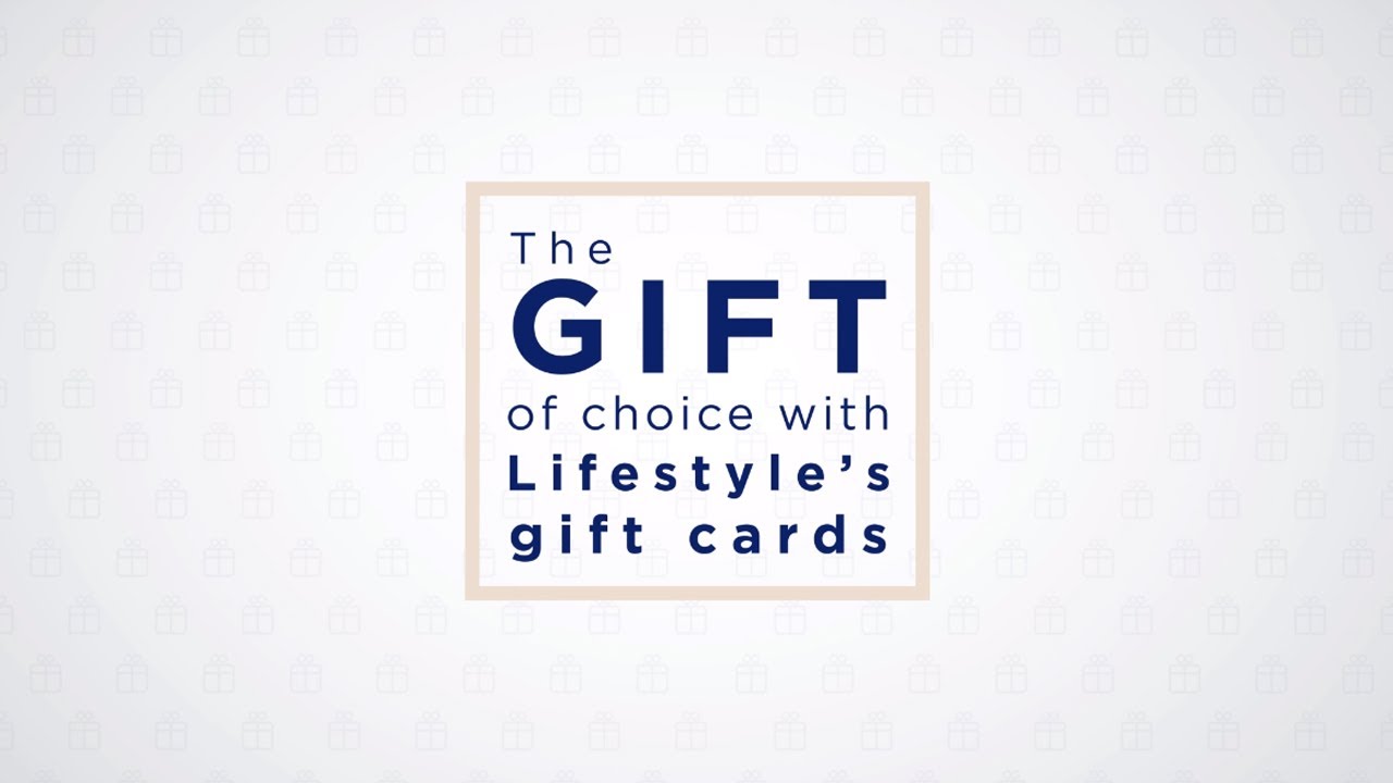 The gift of choice with Lifestyle’s gift cards - YouTube