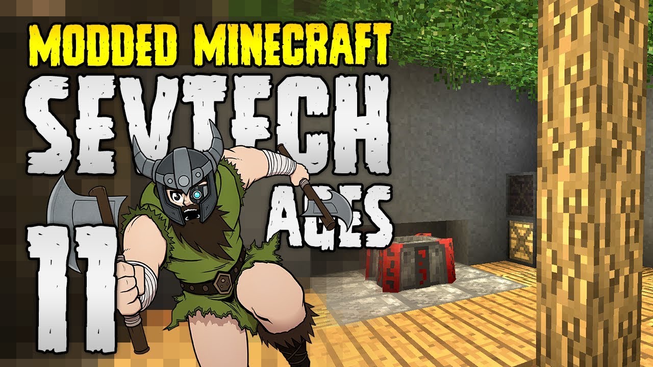 Minecraft SevTech: Ages | 11 | Blood Base Expansion! | Modded Minecraft ...