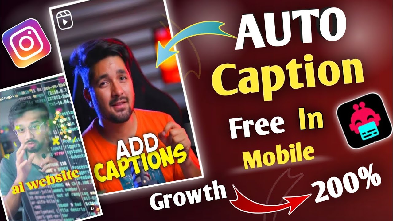 Best automatic captions Android app for reels/short videos - YouTube