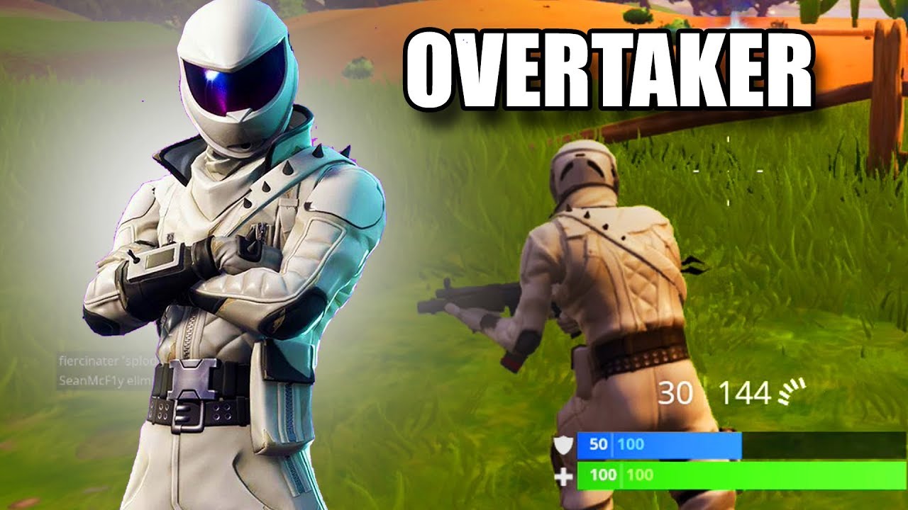 Fortnite With New "Overtaker" Skin! - YouTube