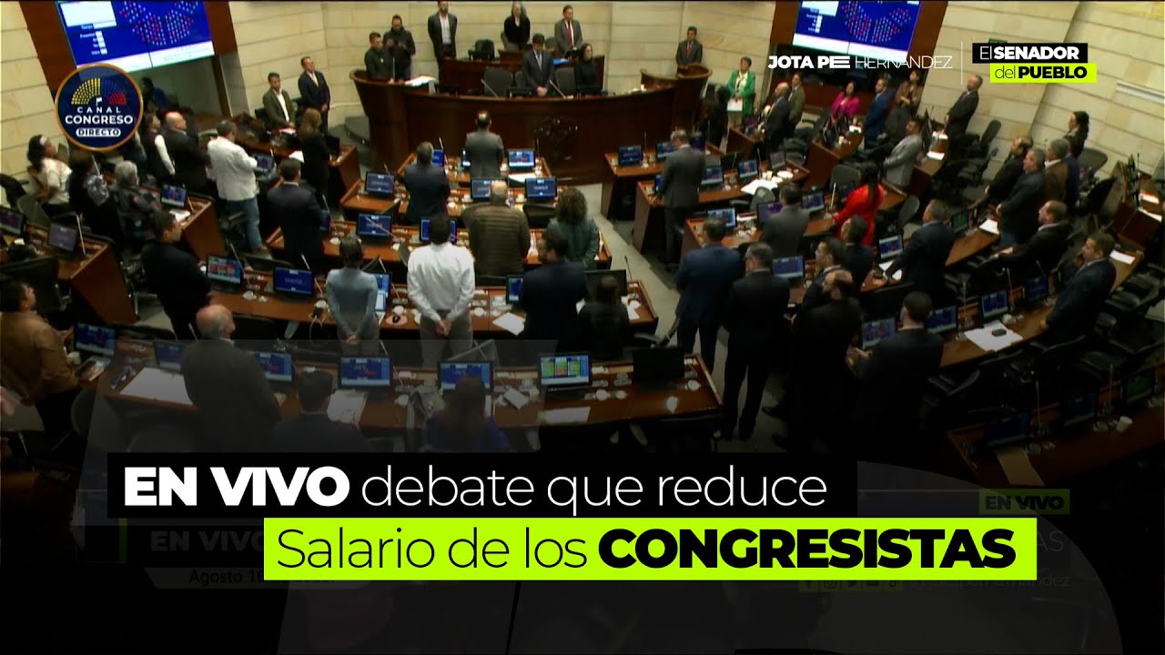 🔴EN VIVO! DEBATE QUE REDUCE SALARIO DE LOS CONGRESISTAS - YouTube