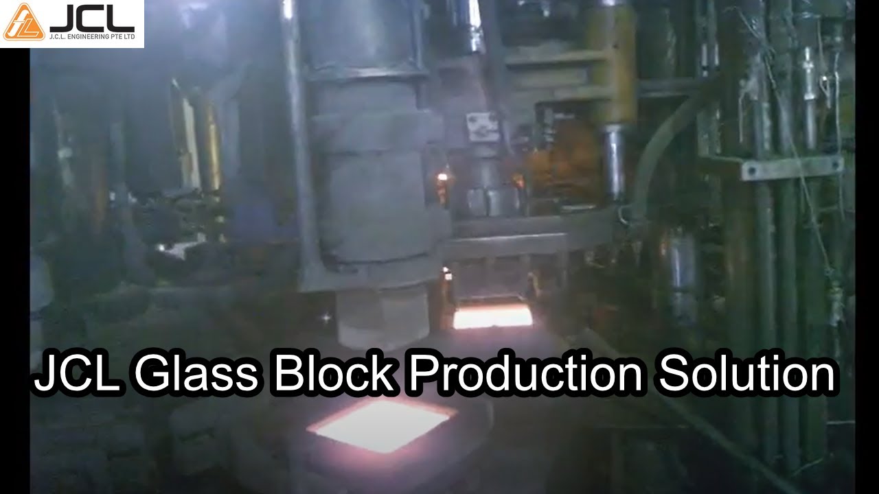 JCL Glass Block Production Turnkey Solution - YouTube