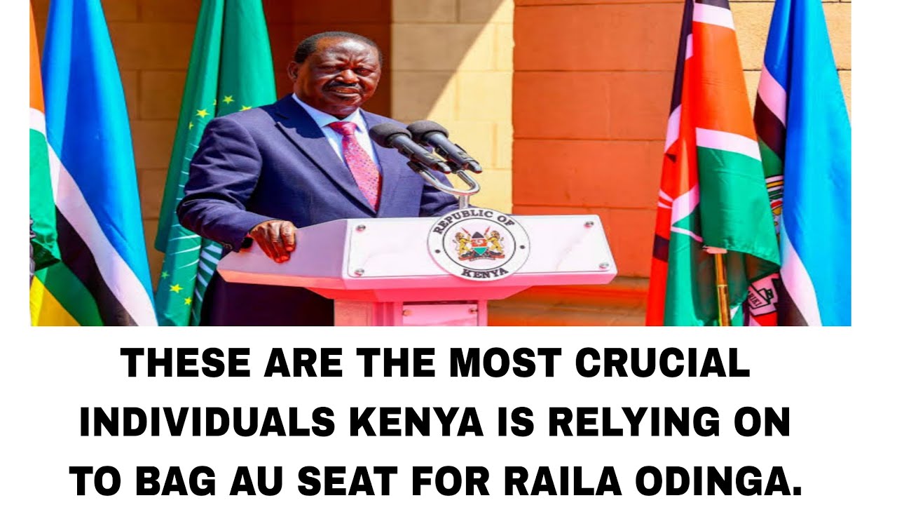 DO YOU KNOW THEM? THESE TWO ARE LEADING AU CHAIRMANSHIP CAMPAIGN FOR ...