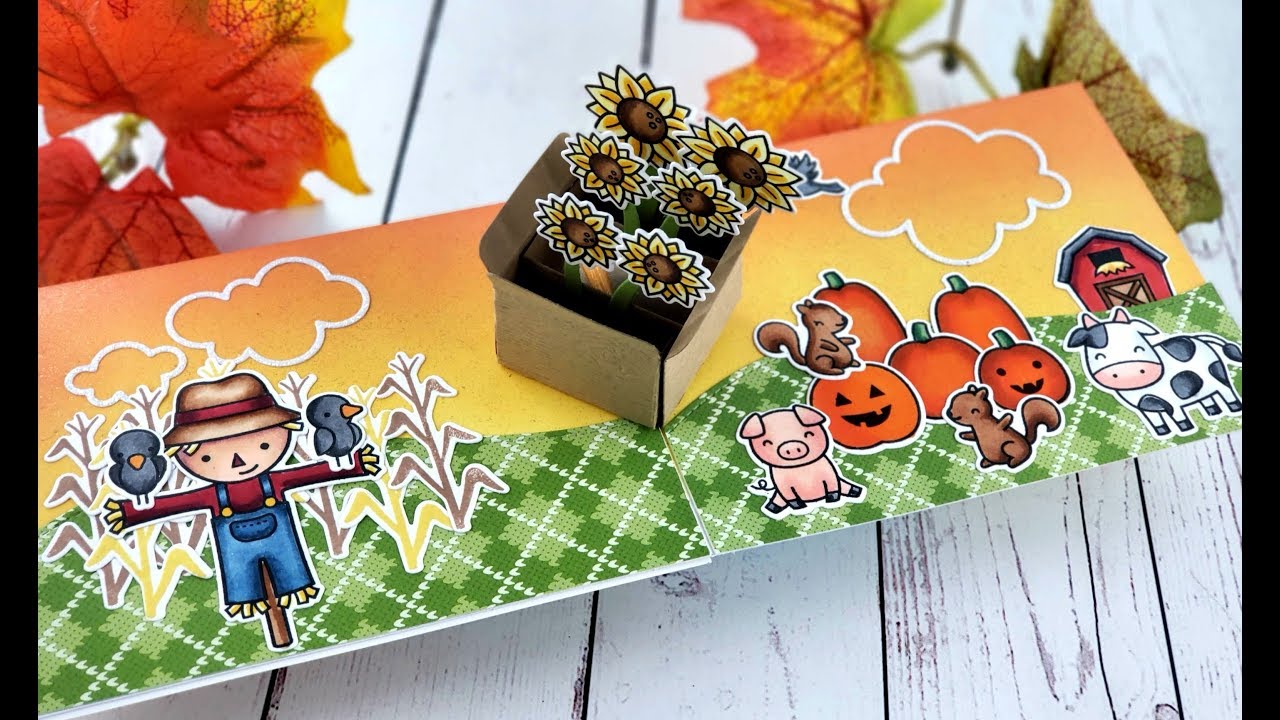 Mini Pop Up Box | Lawn Fawn - YouTube