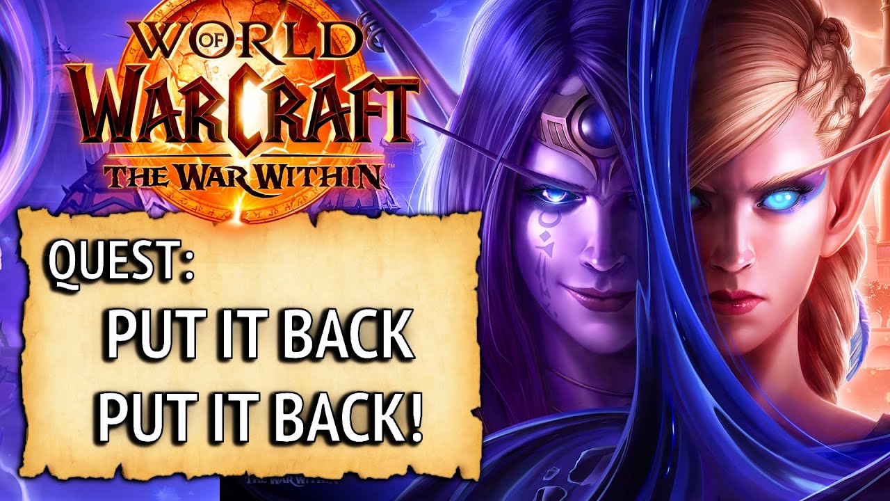 WoW Quest - Put it Back, Put it Back - YouTube