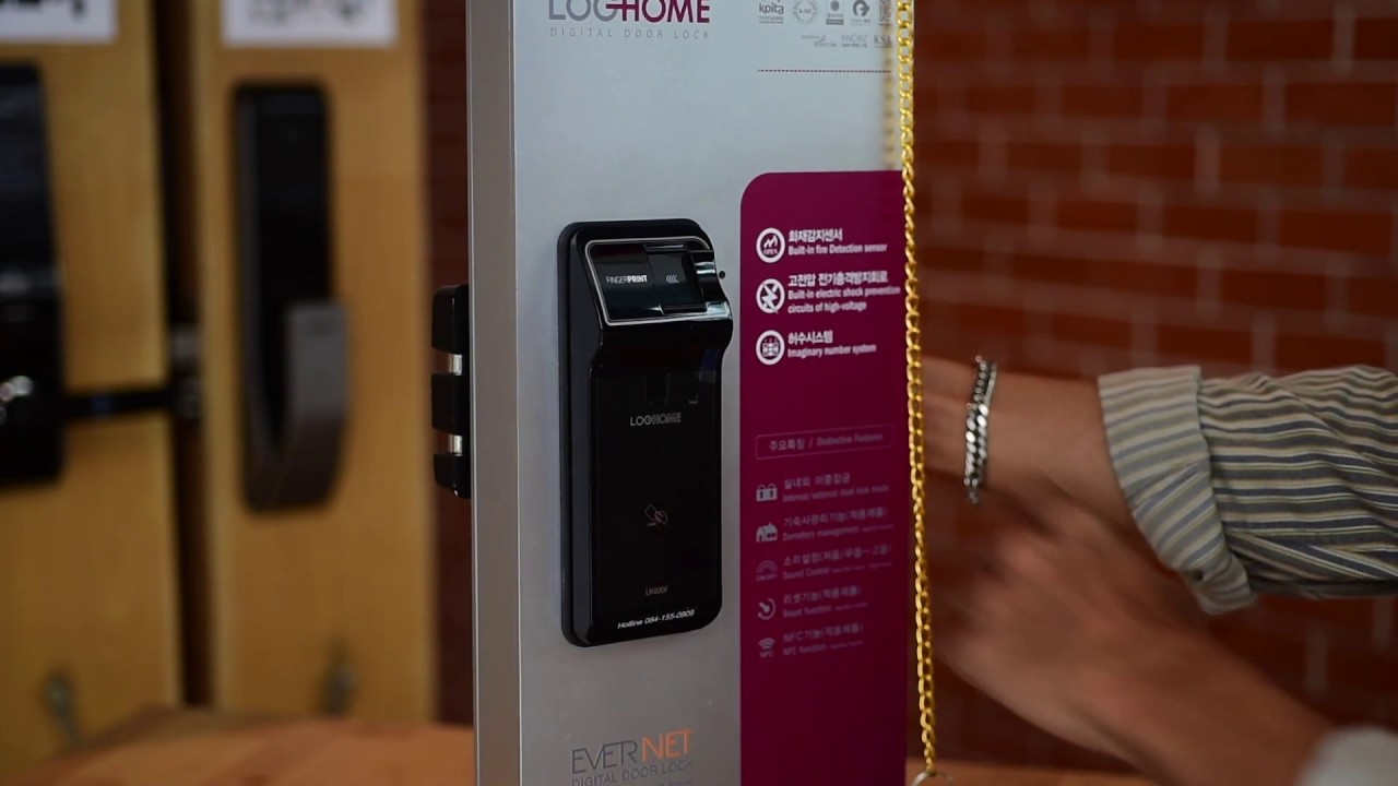 How to use smart digital door lock Loghome LH600 Pin+Card+Finger - YouTube