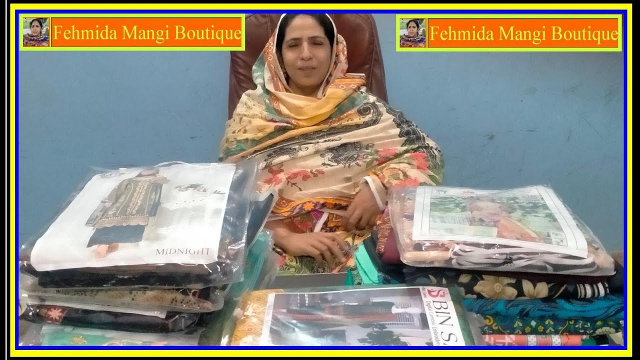 New Varieties // Ladies Wears // Fehmida Mangi Boutique - YouTube