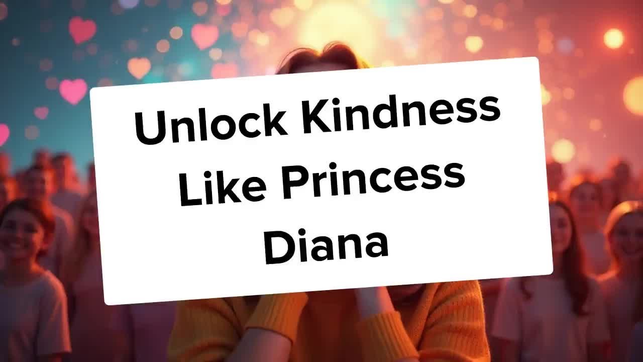 Unlock Kindness Like Princess Diana - YouTube