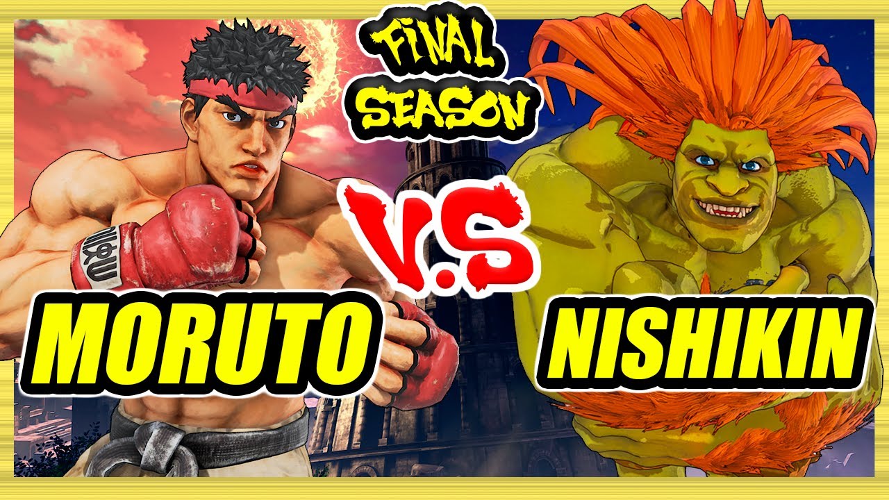 SFV CE 🔥 Moruto (Ryu) vs Nishikin (Blanka) 🔥 Ranked Set 🔥 Street ...