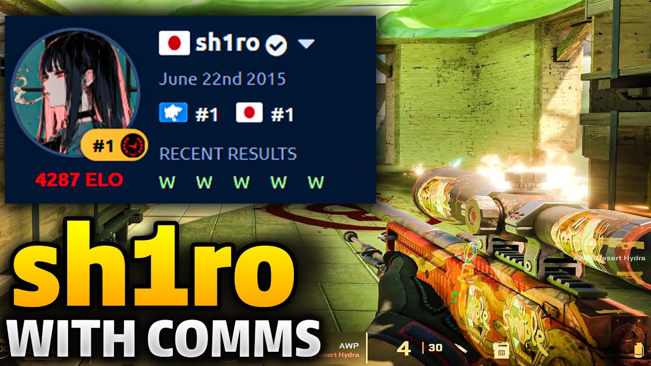 sh1ro TOP 1 SEA Faceit with Comms (20-14) Mirage CS2 POV - YouTube