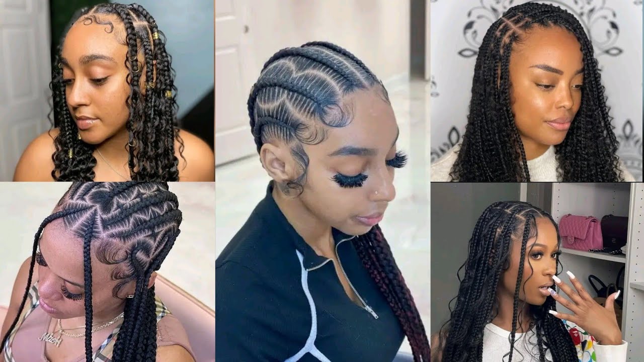 💕TRENDY & STUNNING BRAIDS |BADDIE BRAIDS HAIRSTYLES COMPILATION 💯 - YouTube