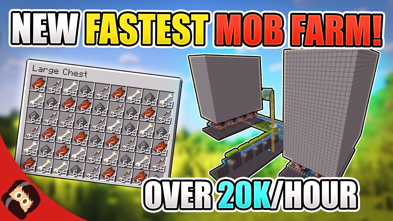 BEST Mob Farm For Minecraft Bedrock | Tutorial - YouTube