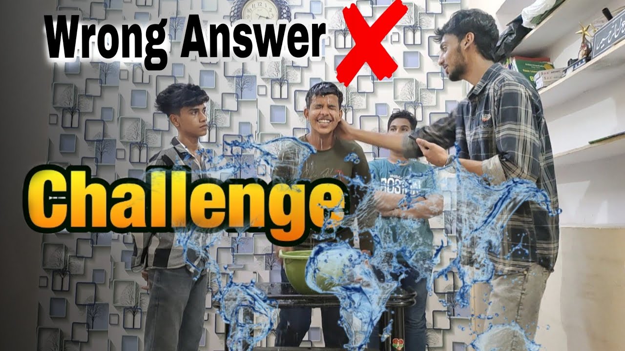 Wrong answer challenge gone wrong 🤣 - YouTube