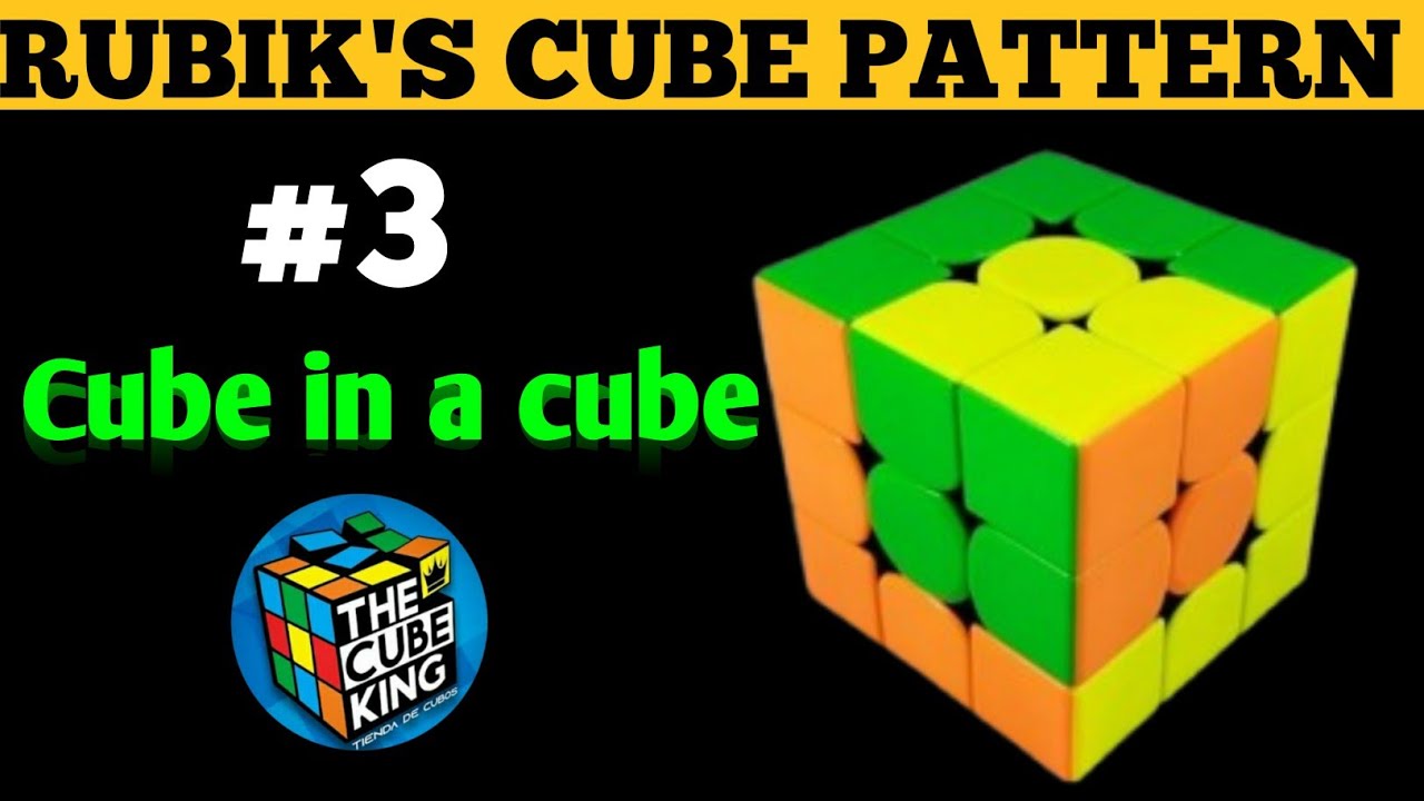 Rubik's Cube cube in a cube pattern || Rubik's Cube new beginner ...