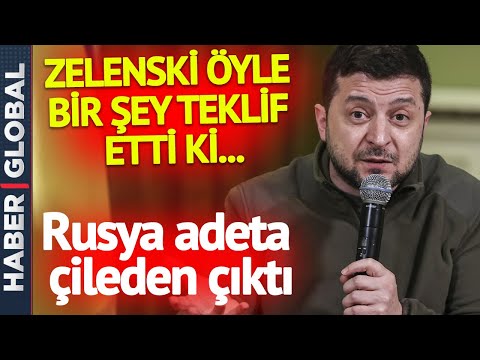 Zelenski'den Dünyanın Gündemine Oturan Teklif! Rusya Çıldırdı