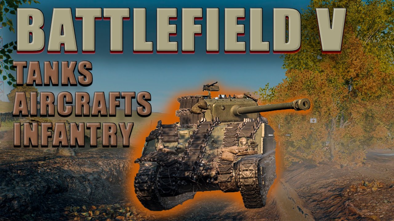 BIG WAR in Battlefield V - Supports with Tanks, Aircrafts and Infantry ...