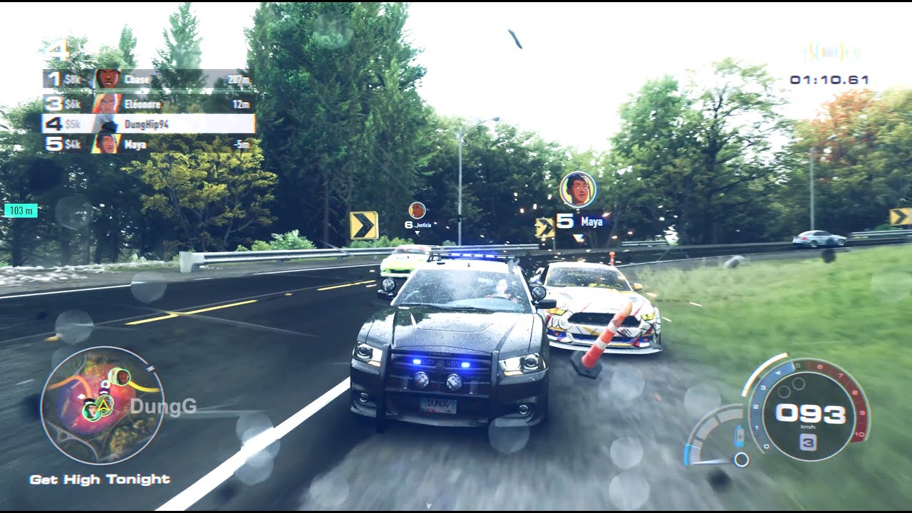 Need For Speed Unbound Police Chase Dodge Charger SRT8 - YouTube