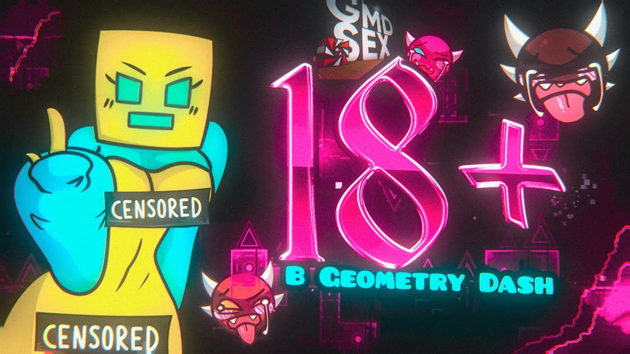 18+ В GEOMETRY DASH - YouTube