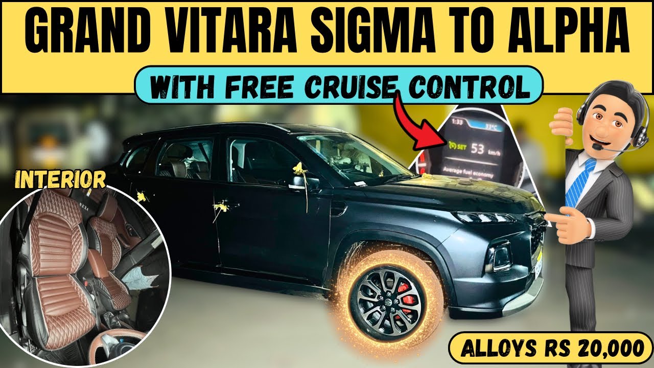 Grand Vitara Sigma To Alpha Modified With Free Cruise Control Grand ...