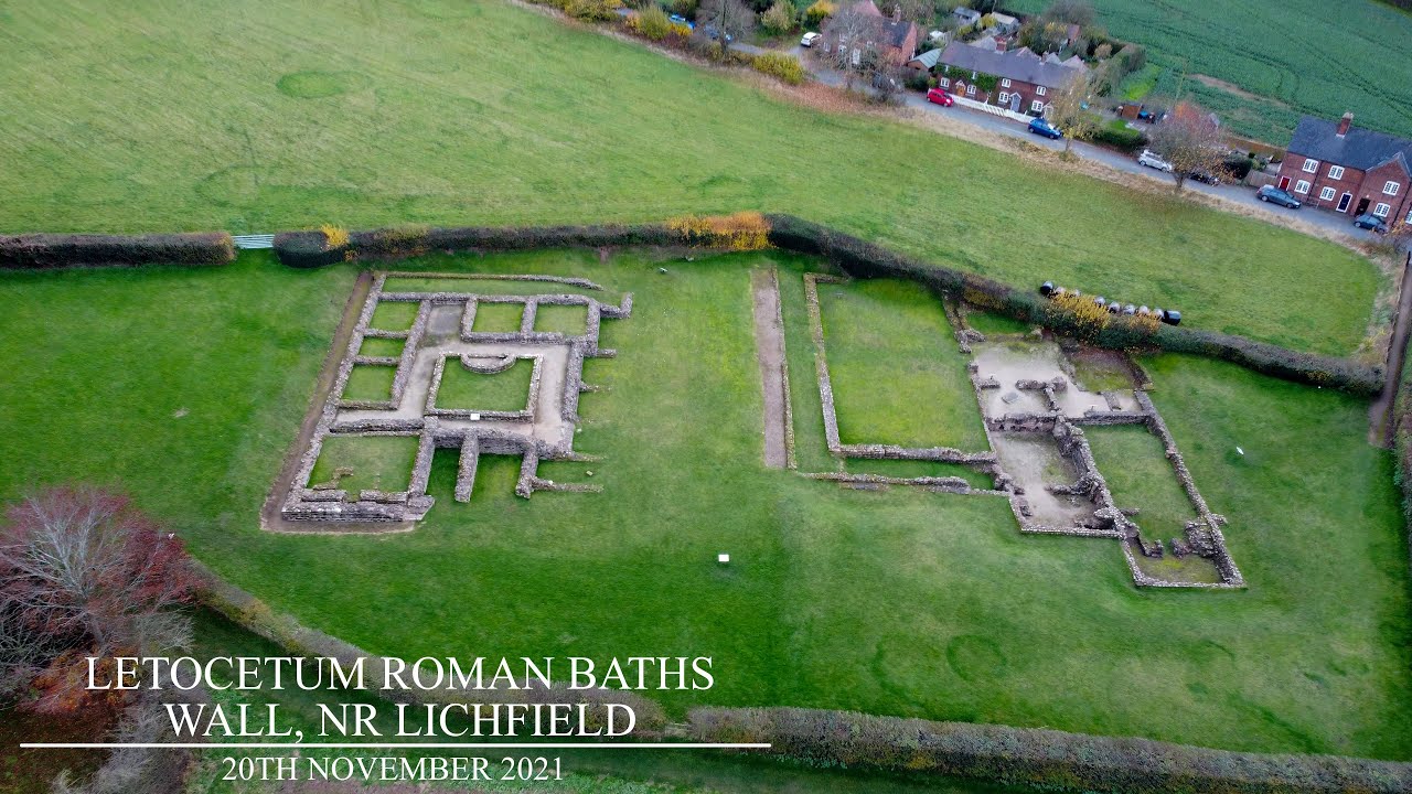 Letocetum Roman Baths, Wall Nr Lichfield, 20th November 2021, DJI mini ...