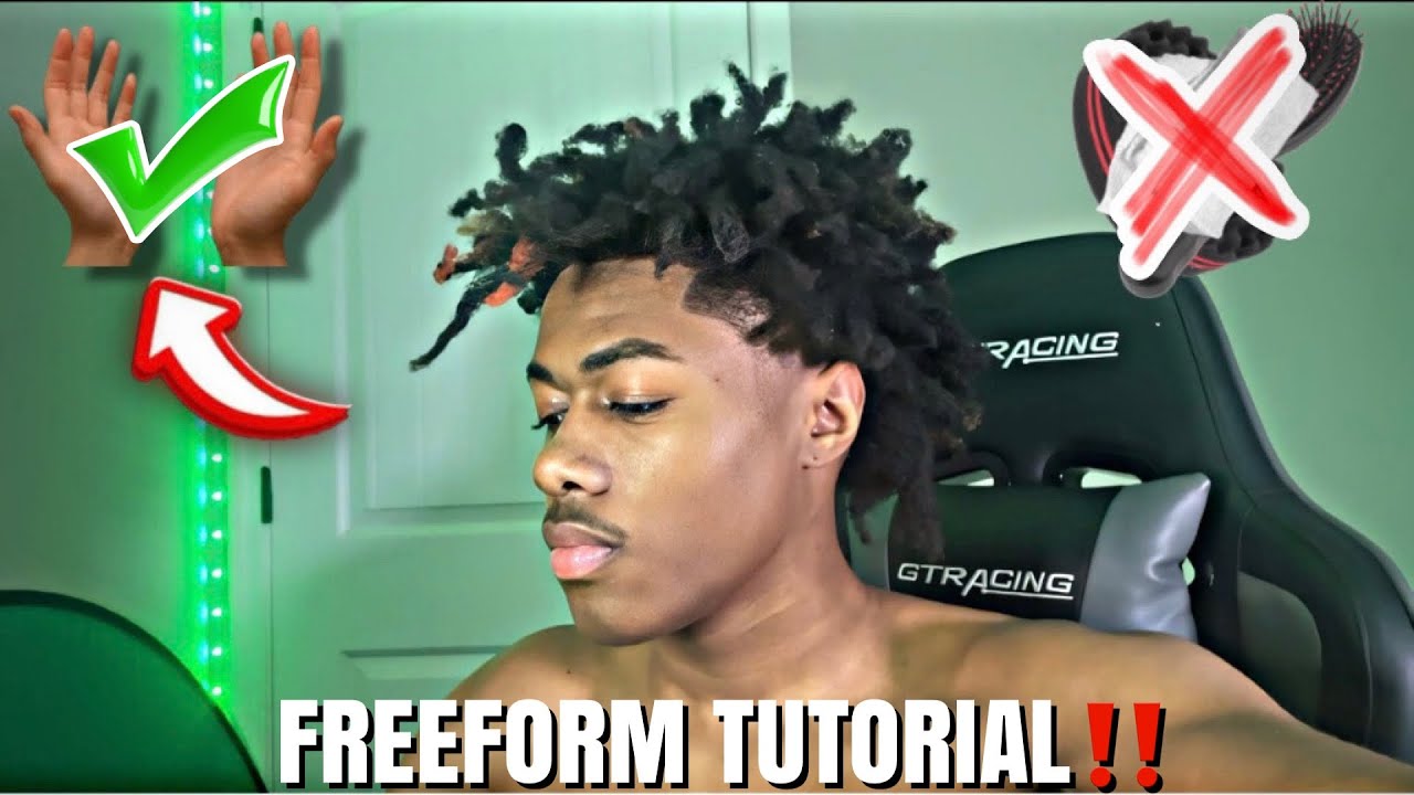 HOW TO GET FREEFORM DREADS USING YOUR HANDS😱 - YouTube