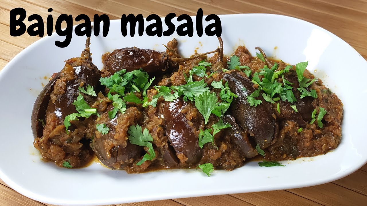 Baingan masala | Eggplant curry | Baigan ki sabji | Baingan ki sabzi ...