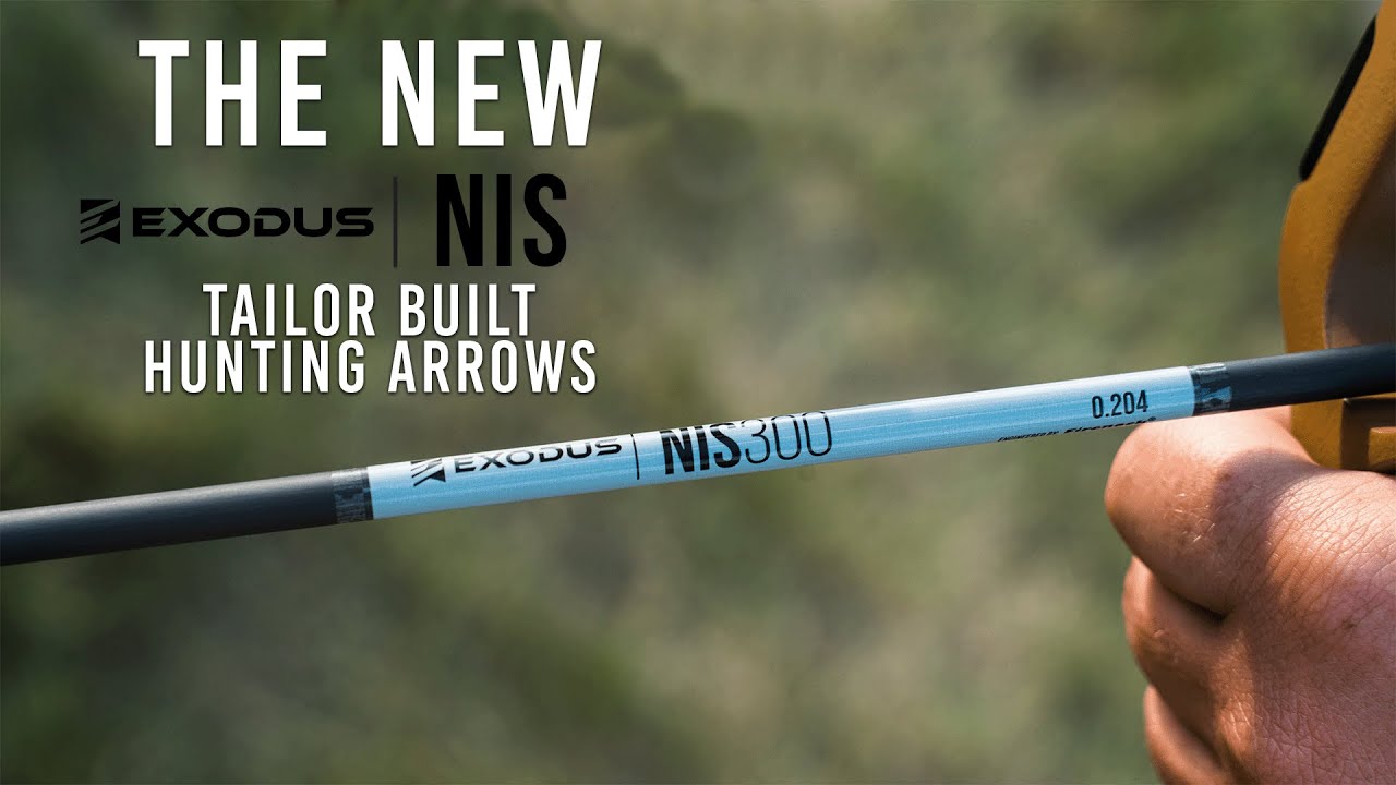 The Exodus NIS .204 Tailor Built Hunting Arrow - YouTube