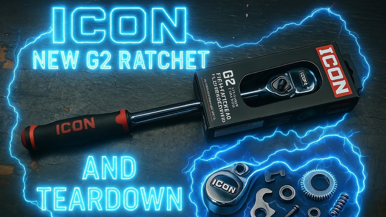 ICON G2 3/8" locking flexhead ratchet. Full teardown - YouTube