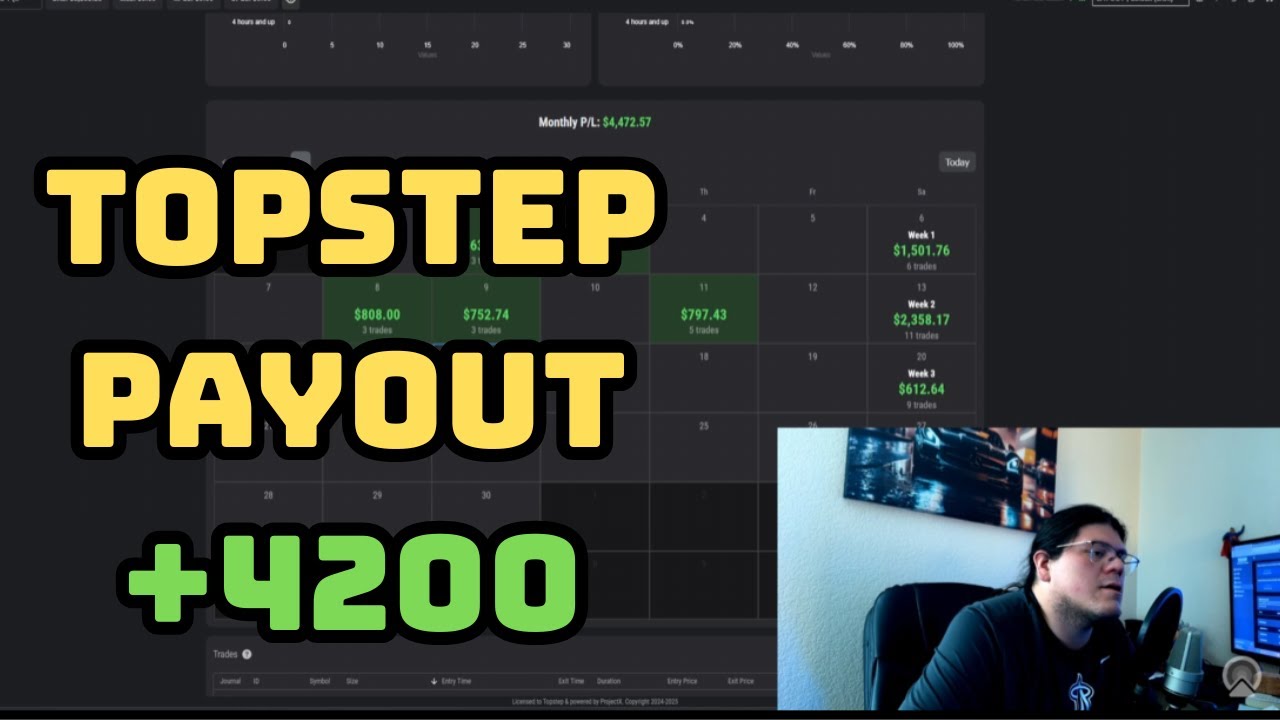 I got my first payout with TopStep! - YouTube