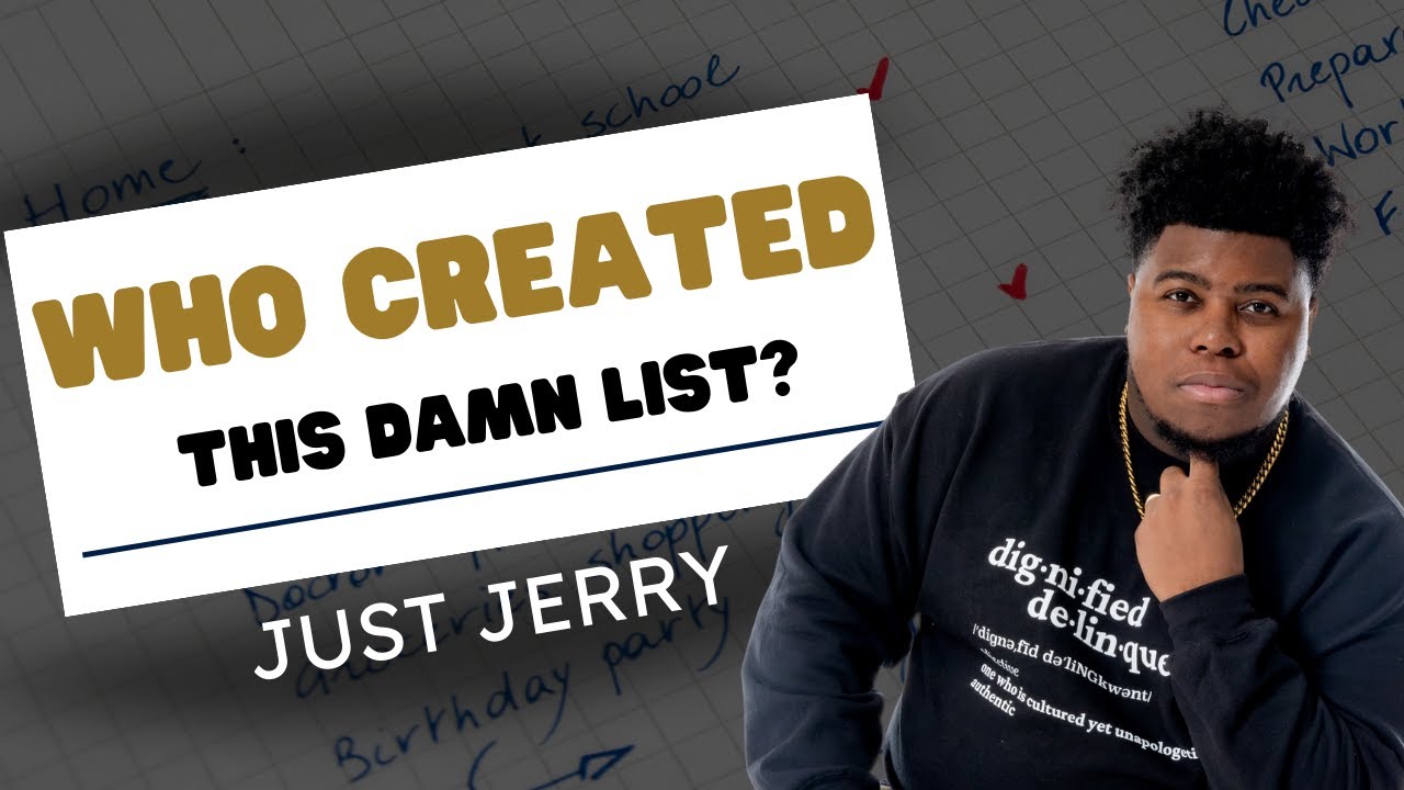 Who Created this Damn List? | Just Jerry - YouTube