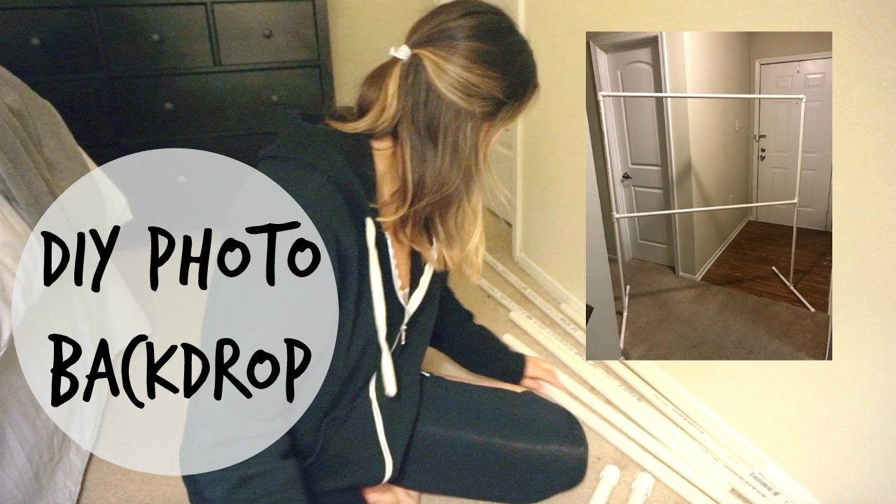 DIY | Photo Backdrop for YouTube Videos - YouTube