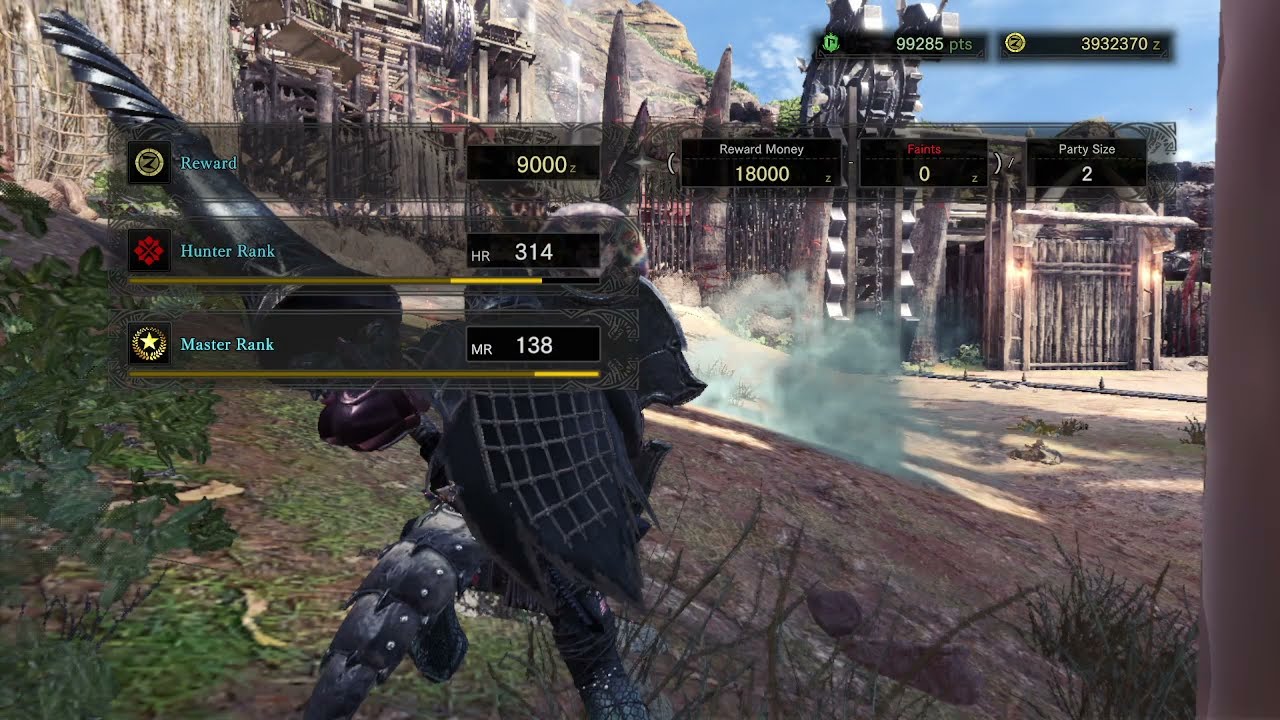 MHW - Arena Master Quest 02 speedrun [4:24.08] - 2 players - YouTube