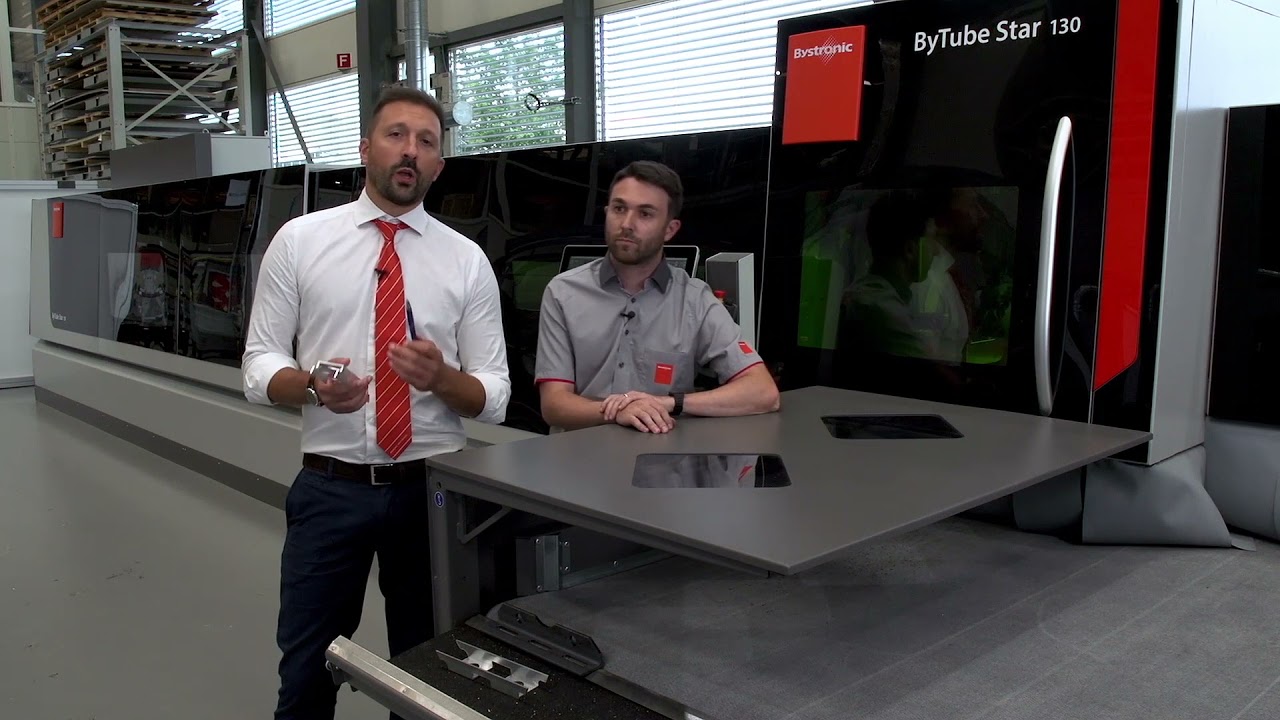 Bystronic Tube Processing features: ByTube Star 130 - Demo video ...