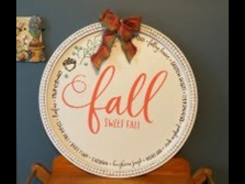Chalk Couture Fall Sweet Fall - YouTube