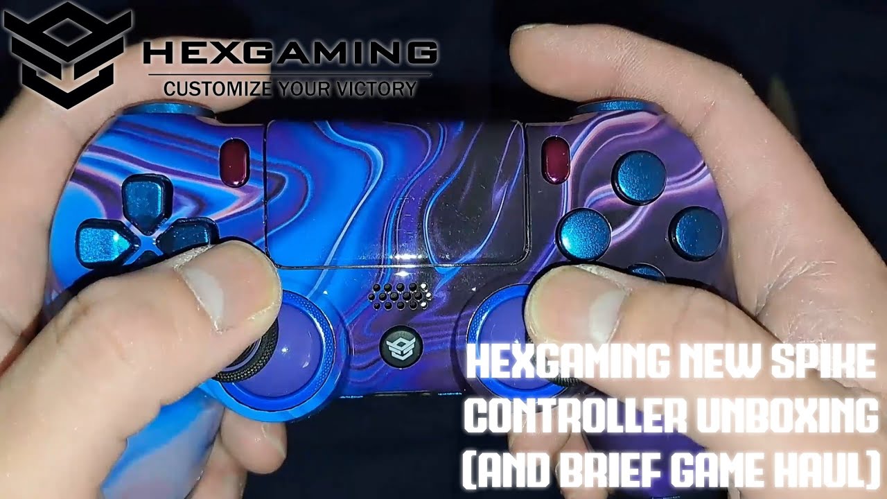 HexGaming New Spike Controller Unboxing (And Brief Game Haul) - YouTube