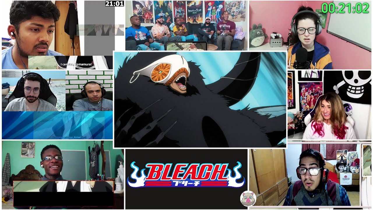 Komamura vs Tosen Part 2 BLEACH - Episode 290 Reaction Mashup - YouTube